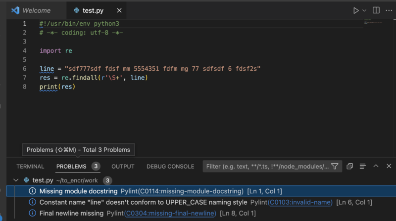 Coding: Python – Weril