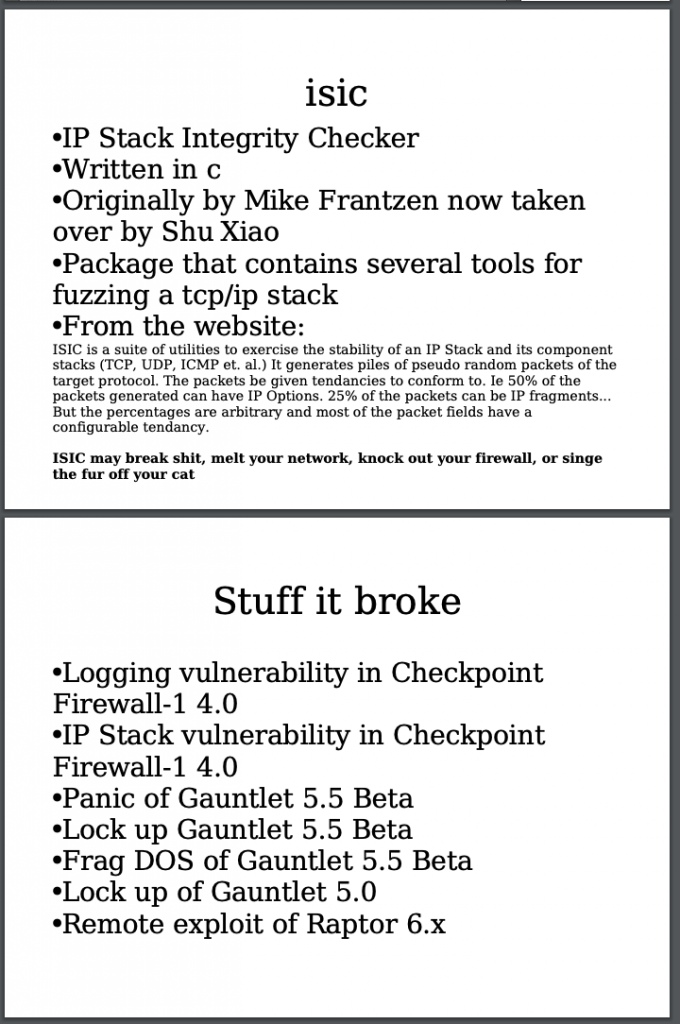 Тестируем сетевые устройства с помощью Stack Integrity Checker (ISIC ...